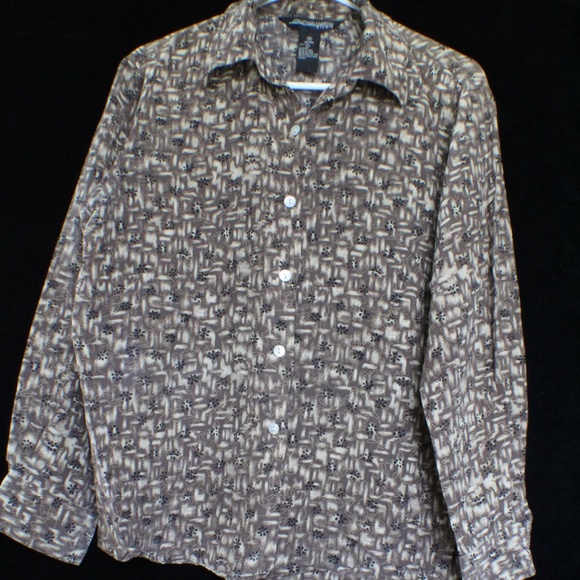jonathan martin | Tops | Jonathan Martin Vintage Silk Long Sleeve ...